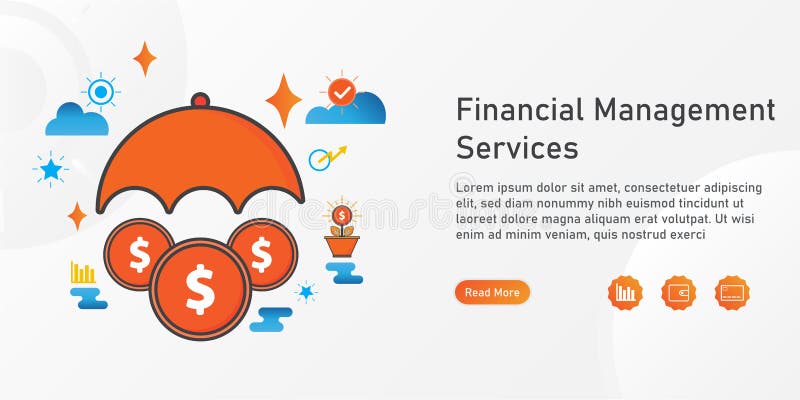 Financial Security Landing Page Template. Creative Website Template ...