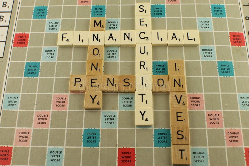 Scrabble Board Game Isolated on White Editorial Image - Image of tiles ...