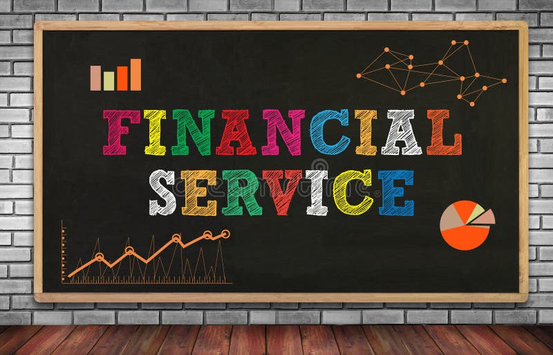 FINANCIAL SERVICE stock image. Image of management, application - 72226987