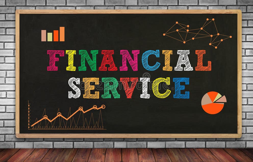 FINANCIAL SERVICE stock image. Image of management, application - 72226987