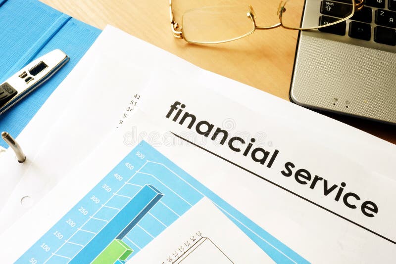 Financial service concept. stock image. Image of management - 96478777