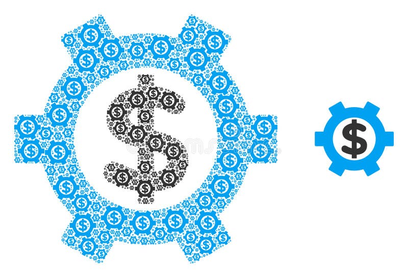 Financial Settings Recursion Icon Composition Stock Vector ... Financial Settings Recursion Icon Composition Stock Vector ...
