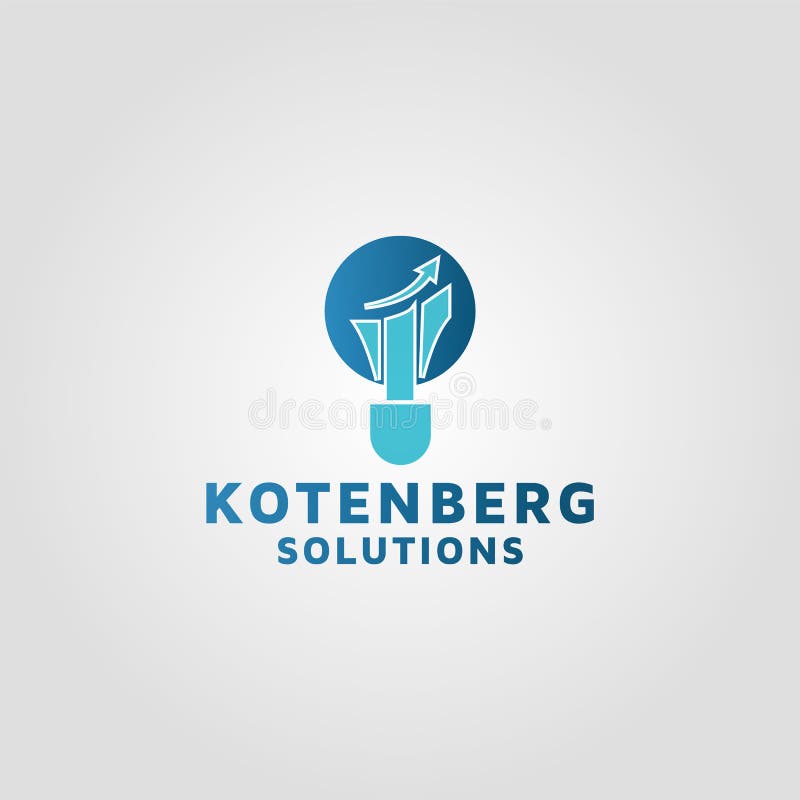 Financial Solutions Vector Logo Design Editorial Stock Image ...