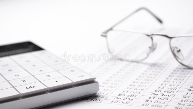 Spreadsheet figures stock photo. Image of business, line - 8591986