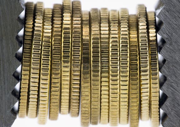 Financial squeeze stock photo. Image of economic, coins - 8261488