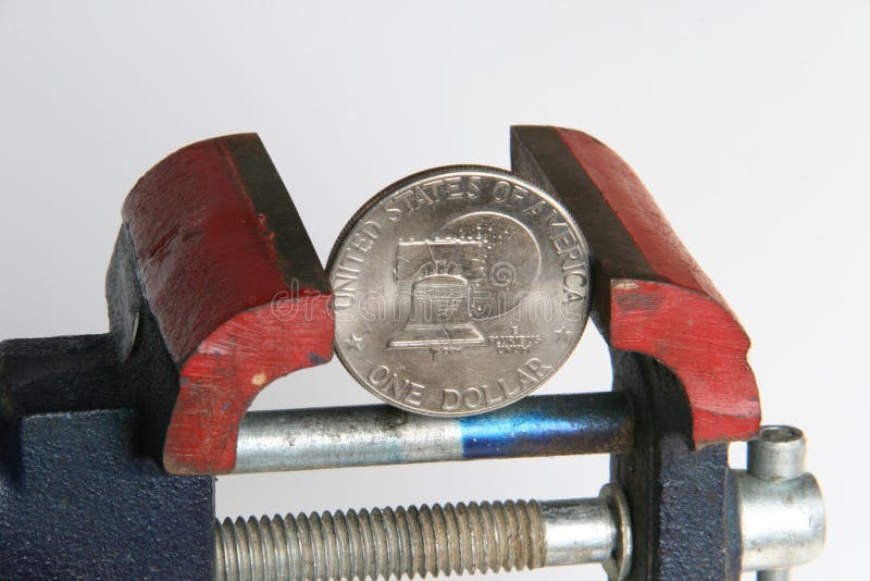 Financial squeeze stock image. Image of economy, tough - 9134587