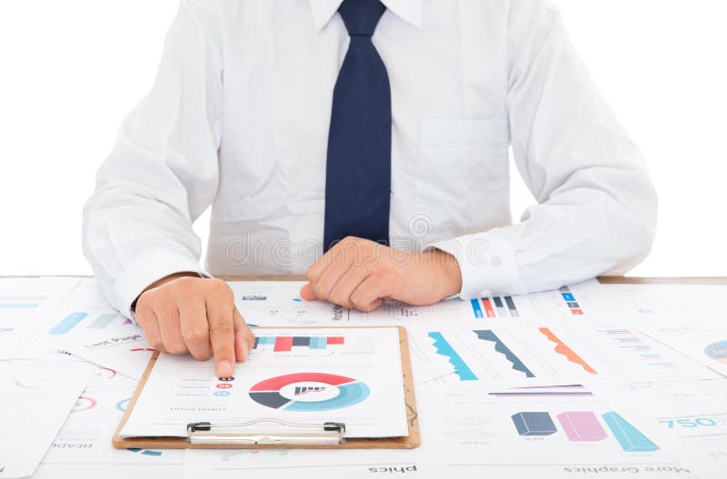Financial Staff in Shirts and Ties at Work Stock Photo - Image of ...