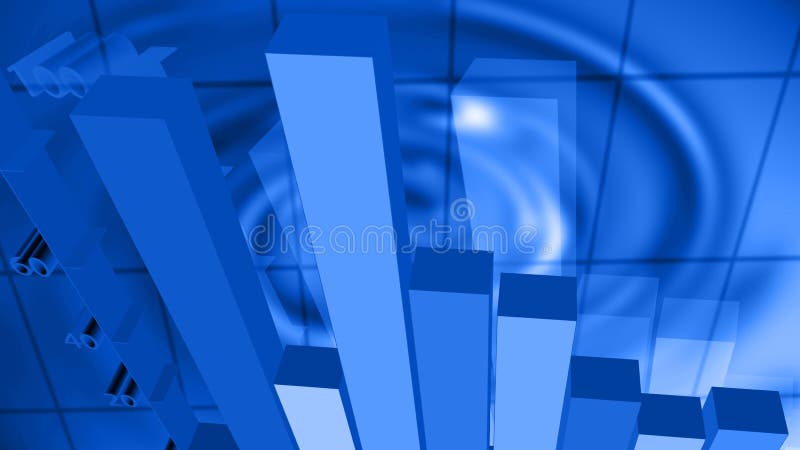 Business Financial Graph Growth And Network Stock Illustration ...