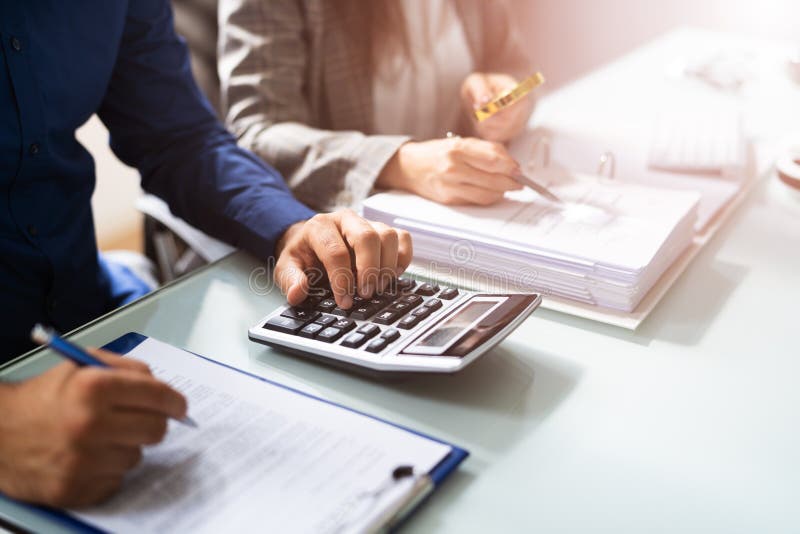 Financial Statement Fraud Investigation by Auditor Stock Photo - Image ...