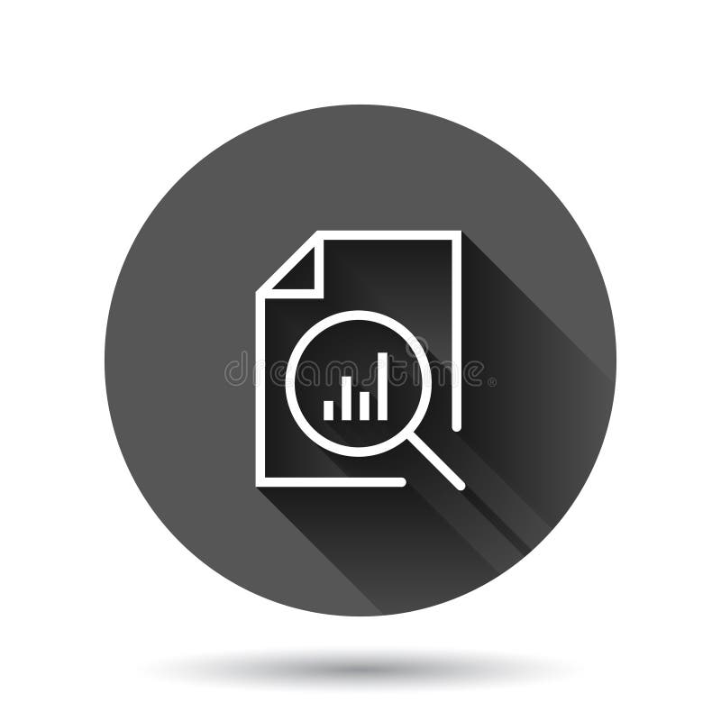 Financial Statement Icon in Flat Style. Result Vector Illustration on ...