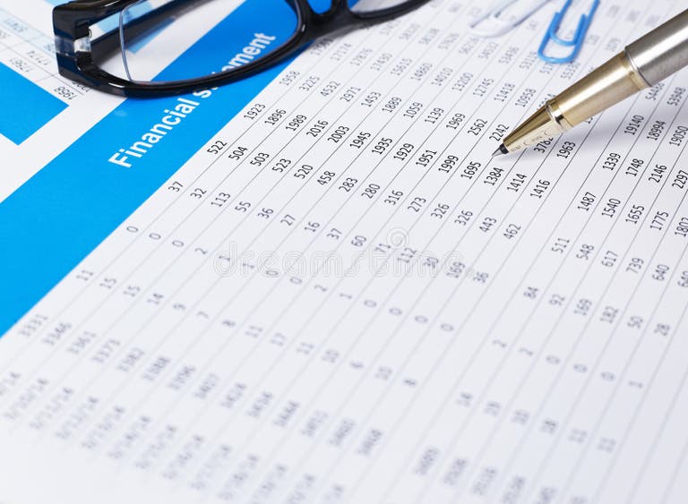 Financial statement stock photo. Image of planning, efficiency - 47309414