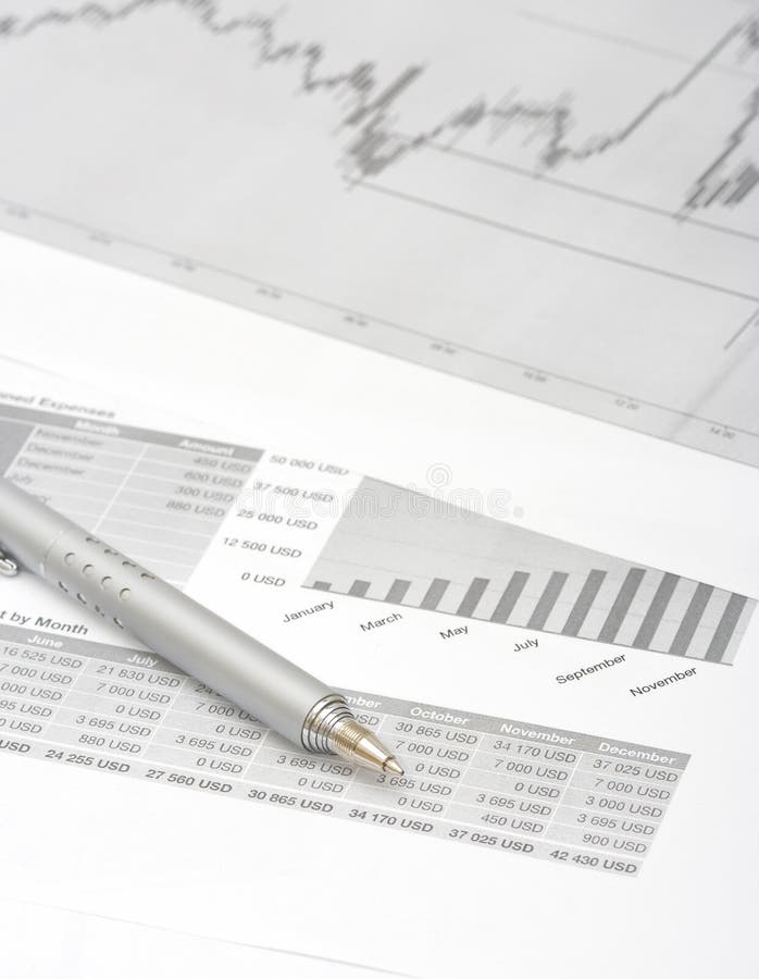 Financial Statements stock photo. Image of document, graph - 28986664