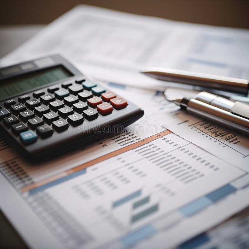 Financial Statements and Balance Sheets with Calculator for Accounting ...