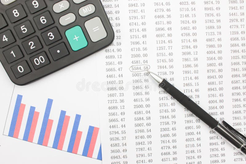 Financial statements stock photo. Image of growth, analysis - 49257562