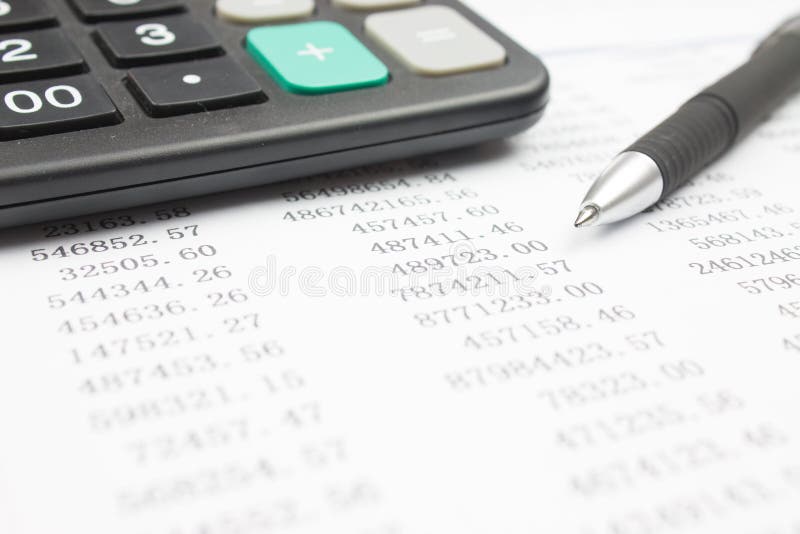 Financial statements stock image. Image of plan, finance - 49257615