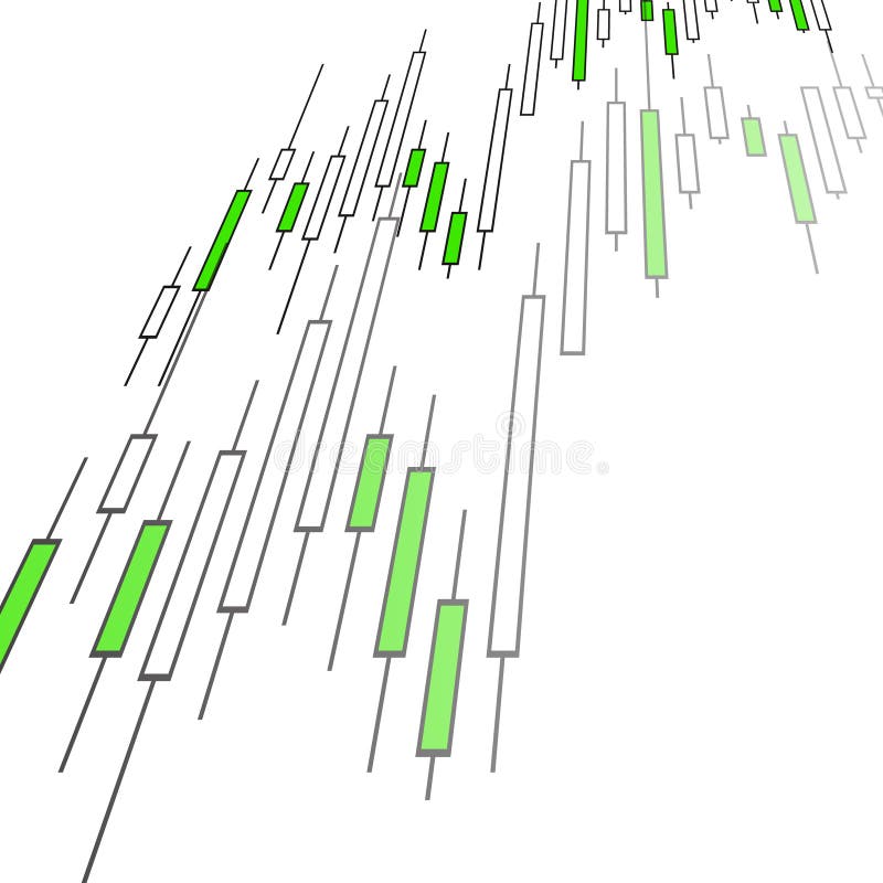 Financial Stock Market Graph Vector Illustration Stock Vector ...