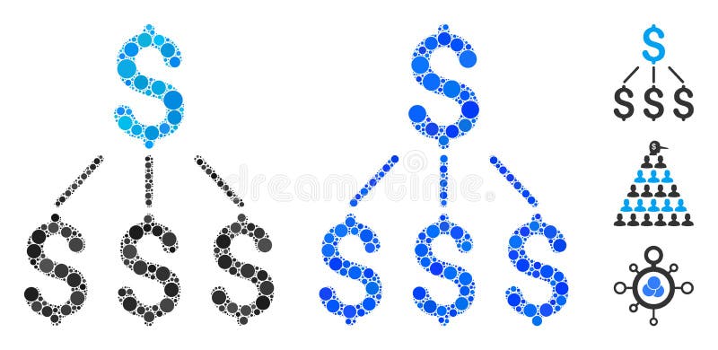 Financial Structure Composition Icon of Spheric Items Stock ...