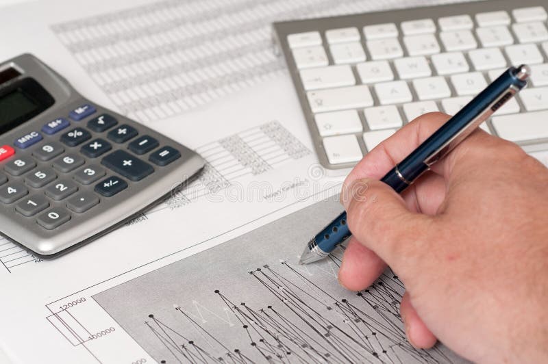 Financial study stock image. Image of business, growth - 30556305