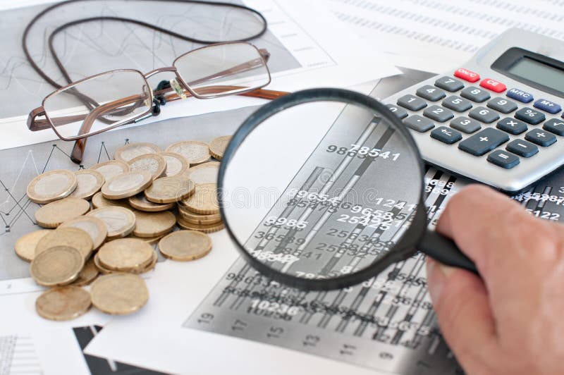 Financial study stock image. Image of graph, report, diagram - 32739443