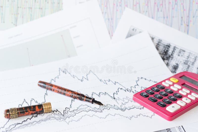 Financial study stock image. Image of money, chart, annual - 83913621