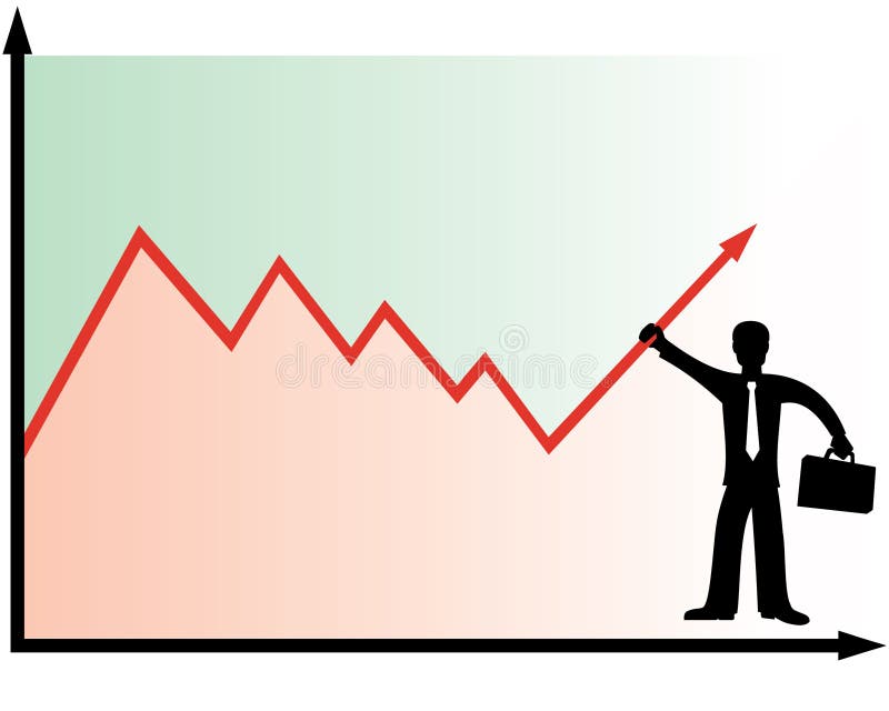 Stickman Graph Income Statistics Stock Vector - Illustration of female ...