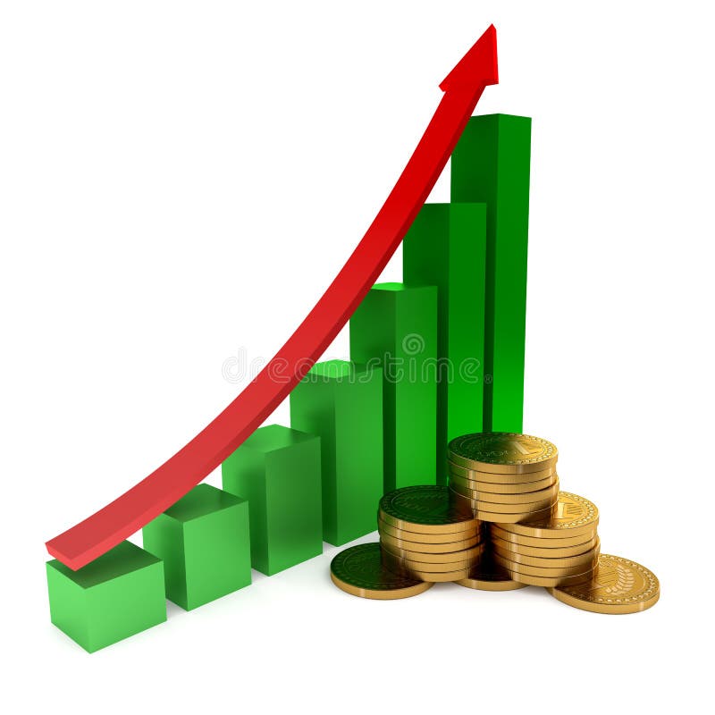 Financial success concept stock illustration. Illustration of marketing ...