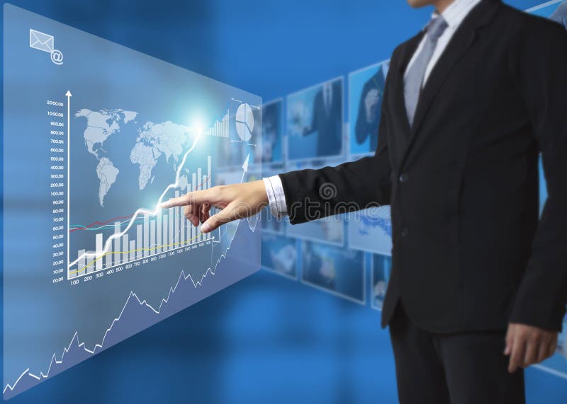 Financial Symbols Coming from Han Stock Photo - Image of economy, bank ...