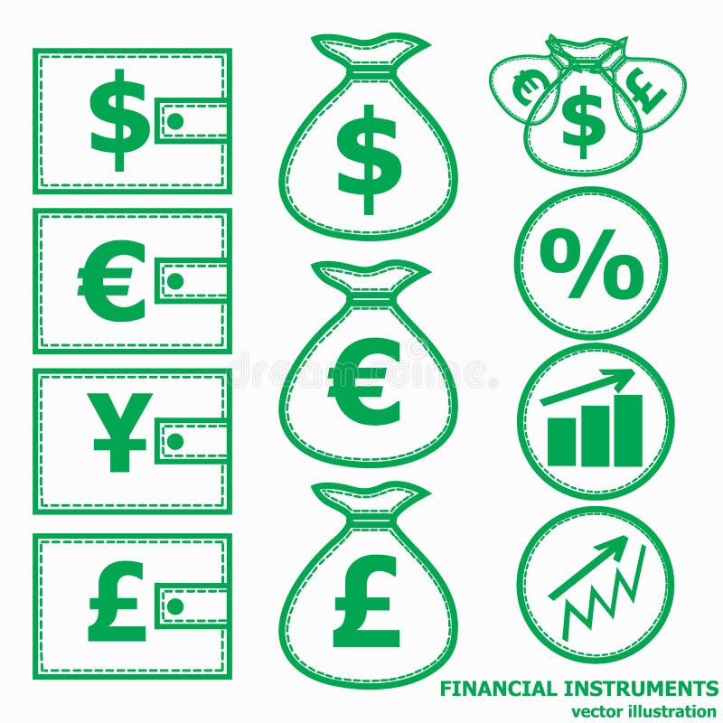 Financial Instruments Icon Stock Illustrations – 294 Financial ...
