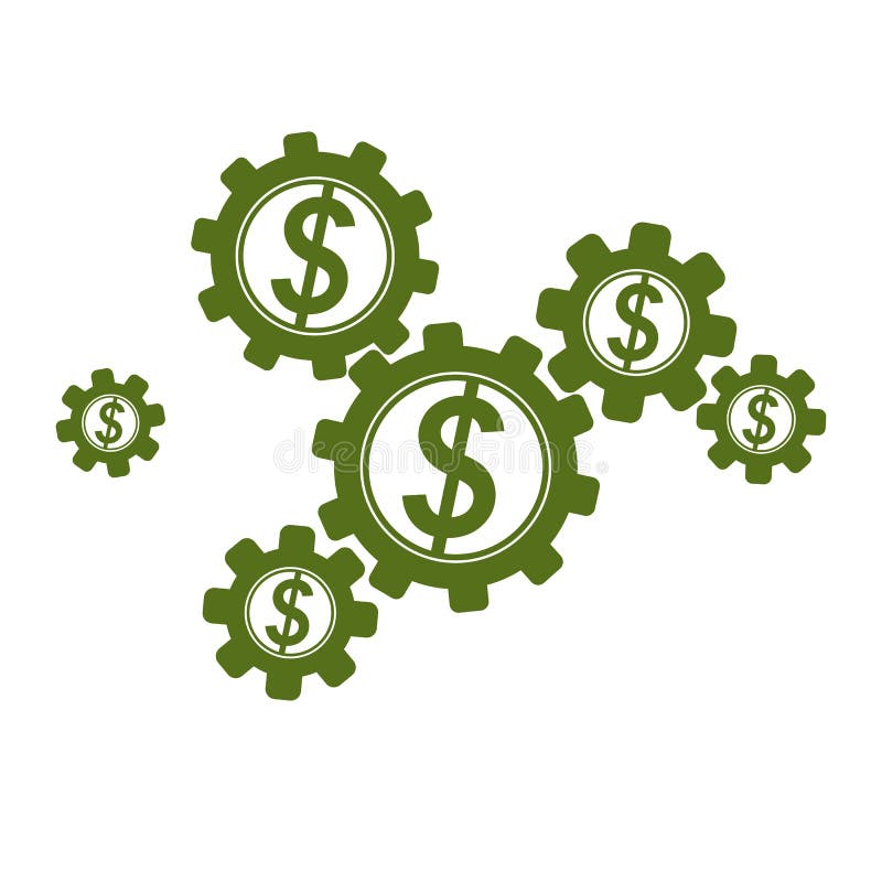 Financial System Conceptual Logo, Unique Vector Symbol. Dollar Stock ...