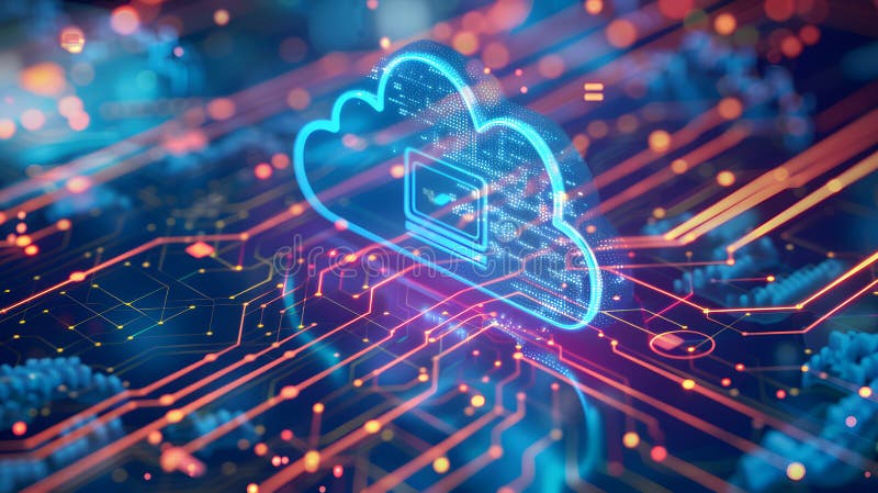 Financial Technology Innovation, Impact of Cloud Computing on Fintech Platforms Photo Stock ...