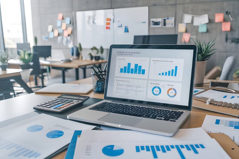 Financial Technology Office: an Office Setting with Computers and ...