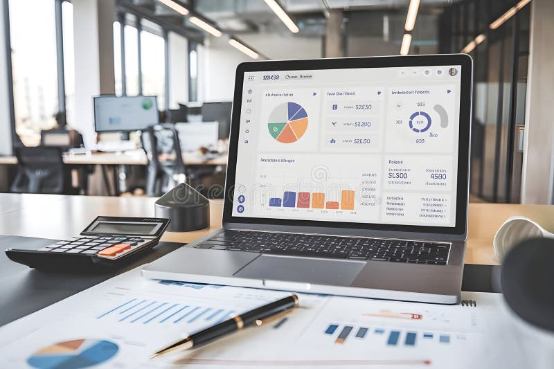 Financial Technology Office: an Office Setting with Computers and ...