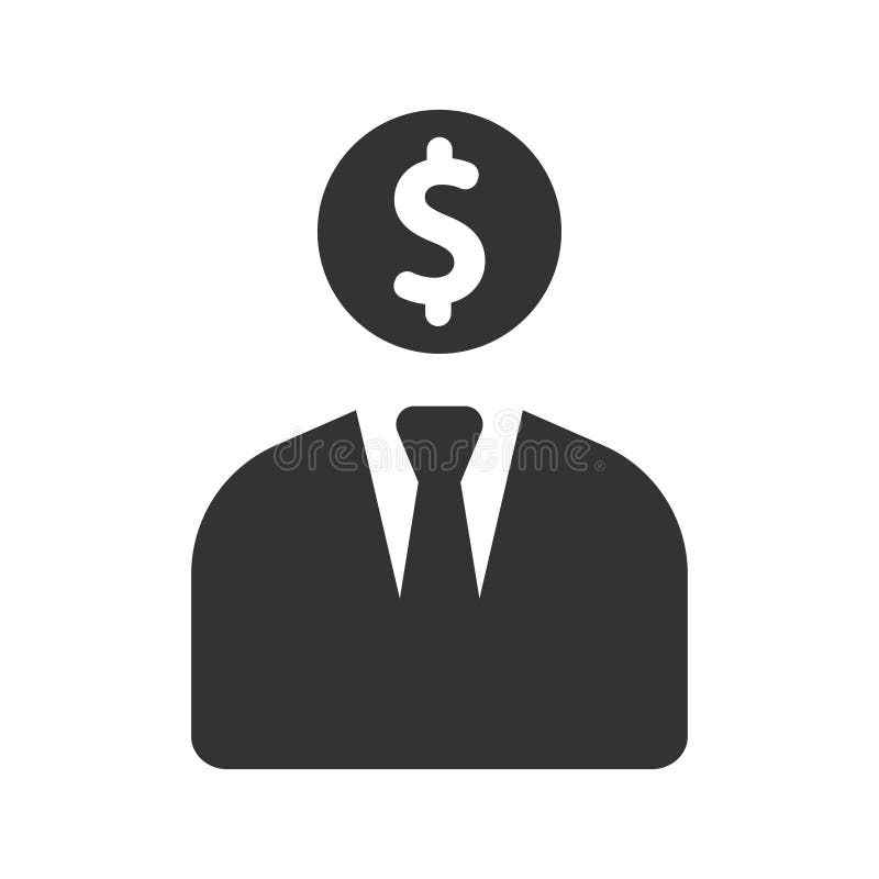 Financial thinking icon stock vector. Illustration of idea - 220105972