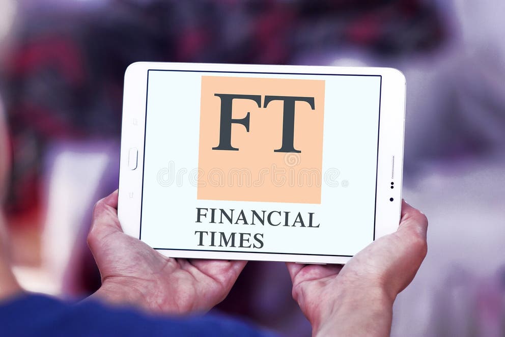 Financial Times logo obraz stock editorial. Obraz złożonej z gwiazda ...