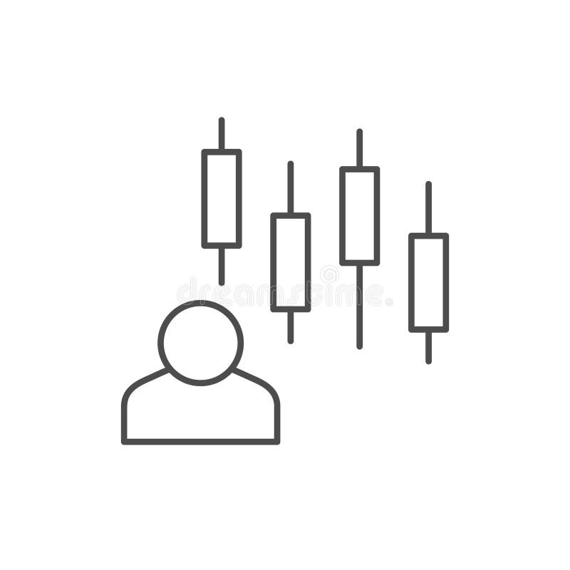 Financial Trader on Workplace. Graphs and Charts on Computer Screen ...