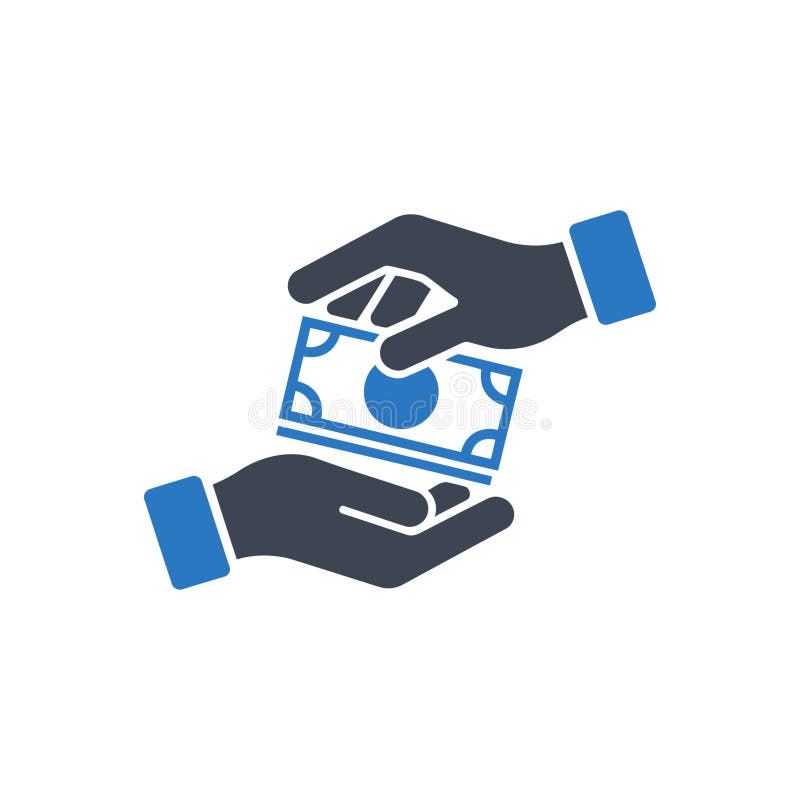 Financial Transaction Icon stock vector. Illustration of transaction ...