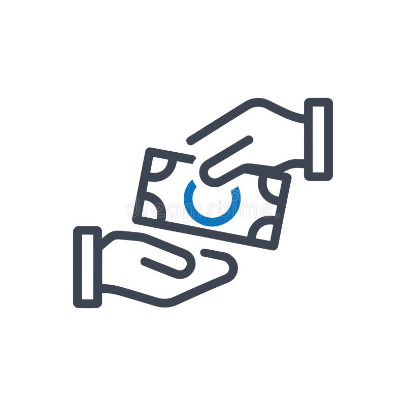 Financial Transaction Payment Icon Stock Vector - Illustration of icon ...