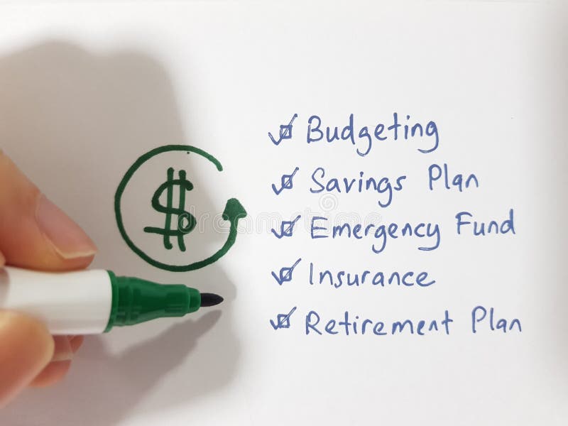 Financial Wellness, Planning and Management Stock Photo - Image of ...