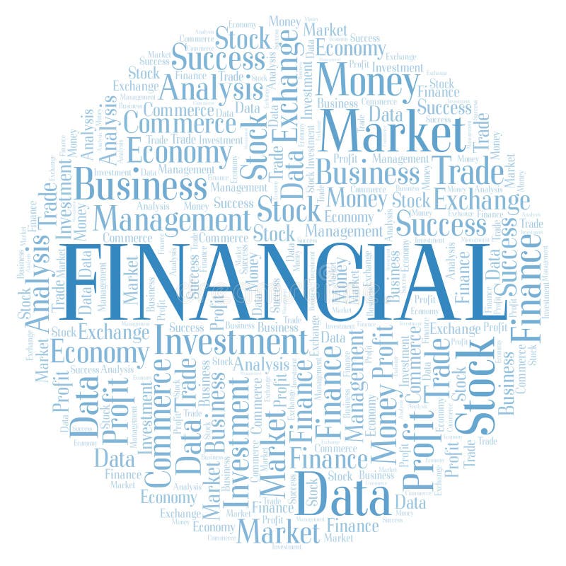 Financial Man word cloud stock illustration. Illustration of print ...