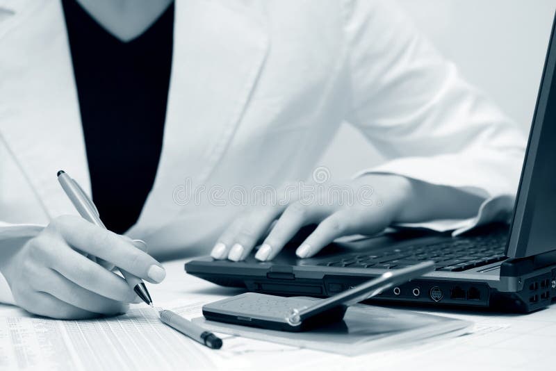 Financial work. stock image. Image of balance, occupation - 14965693