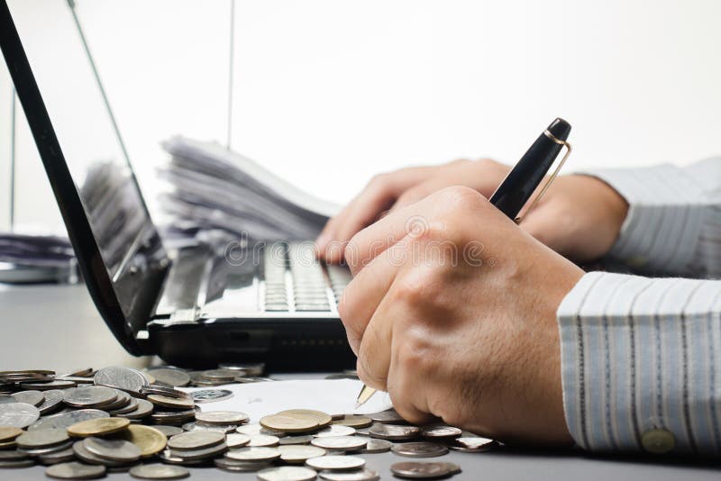 Financial work stock photo. Image of business, management - 35327772