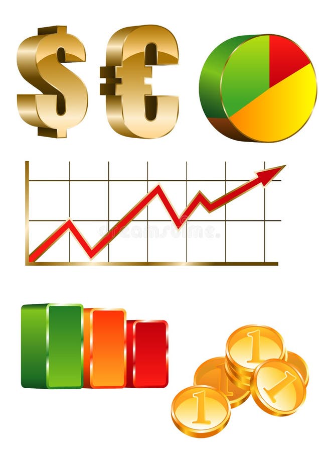 Finanse icon set stock vector. Illustration of finances - 27588743