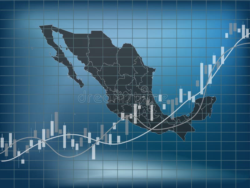 Mexico Ekonomi Och Finansbegrepp För Armod Och Statsskuld Stock ...