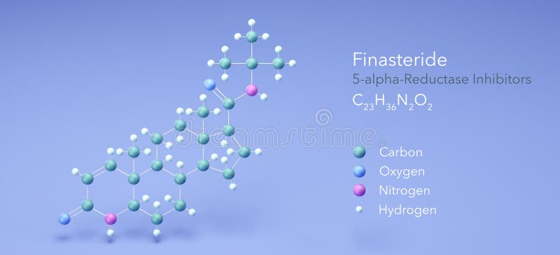 Finasteride Molecule, Molecular Structures, 5-alpha-reductase ...