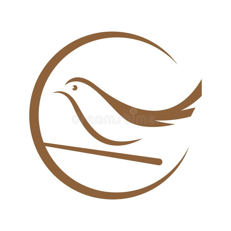 Finch icon logo design stock vector. Illustration of bird - 276385619