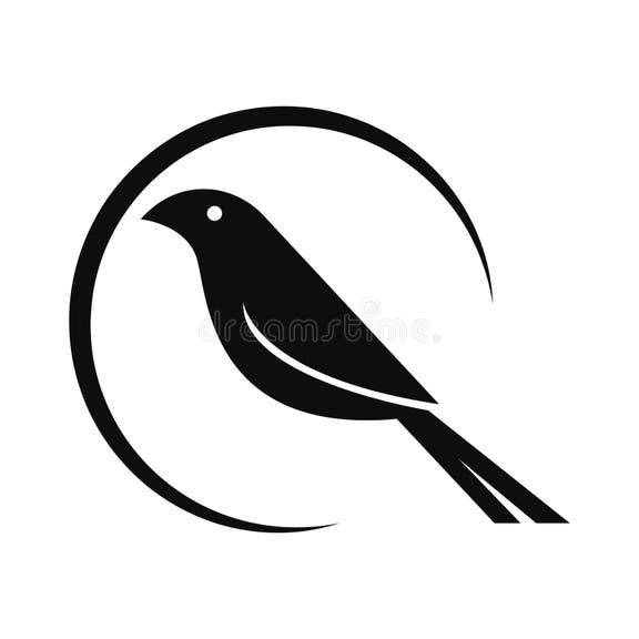 Finch icon logo design stock vector. Illustration of cute - 276385638