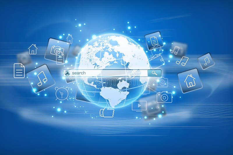Find an Application in the Global Internet Stock Illustration ...