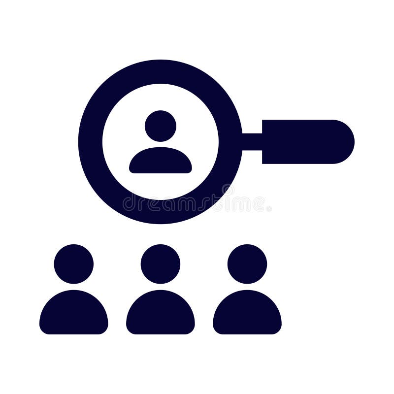 Find, Audience, Target, Find Target Audience Icon Stock Vector ...