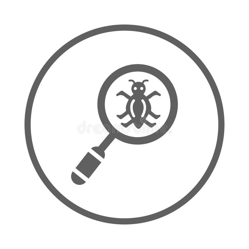 Find, Bug, Code, Development Icon. Gray Vector Design Stock ... Find, Bug, Code, Development Icon. Gray Vector Design Stock ...
