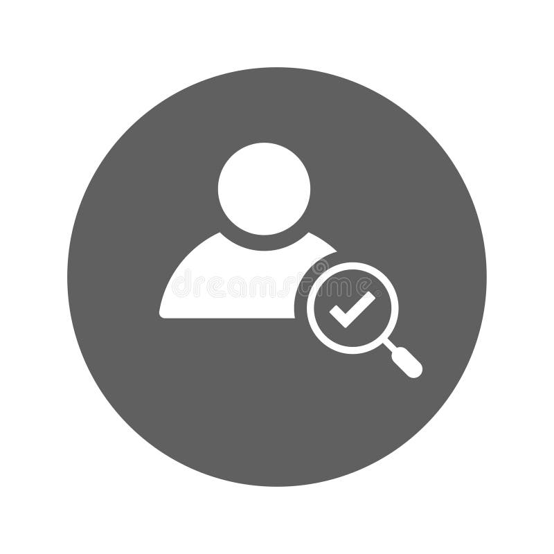 Find Candidate icon stock illustration. Illustration of employee ...